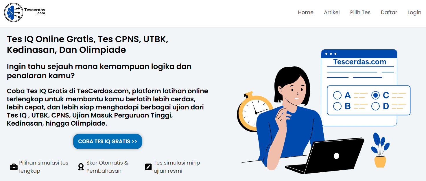 Website Tes IQ Online Gratis: Penjelasan IQ, Pentingnya Tes, dan ...